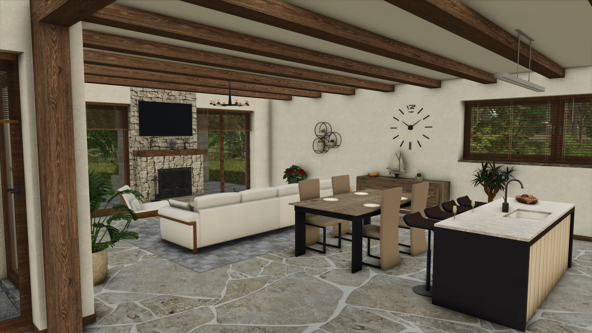 Single-Story House - Farming simulator 25 mod