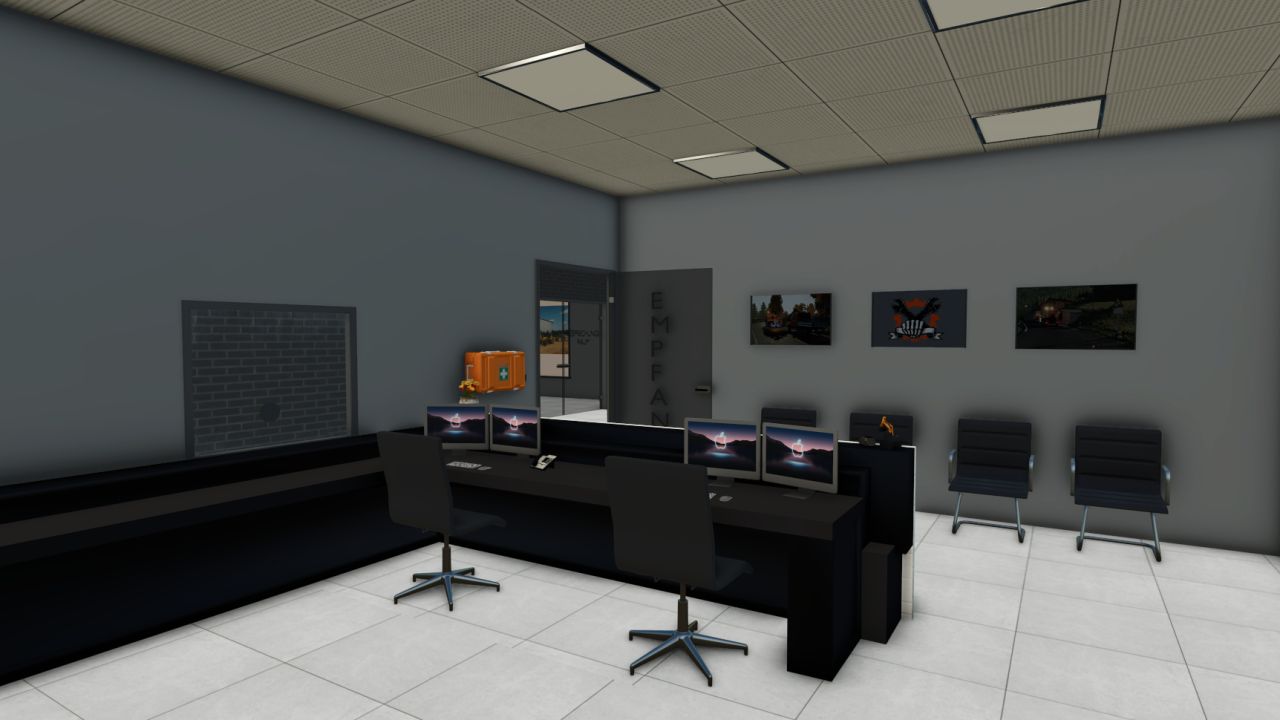 Construction yard building - Farming simulator 25 mod