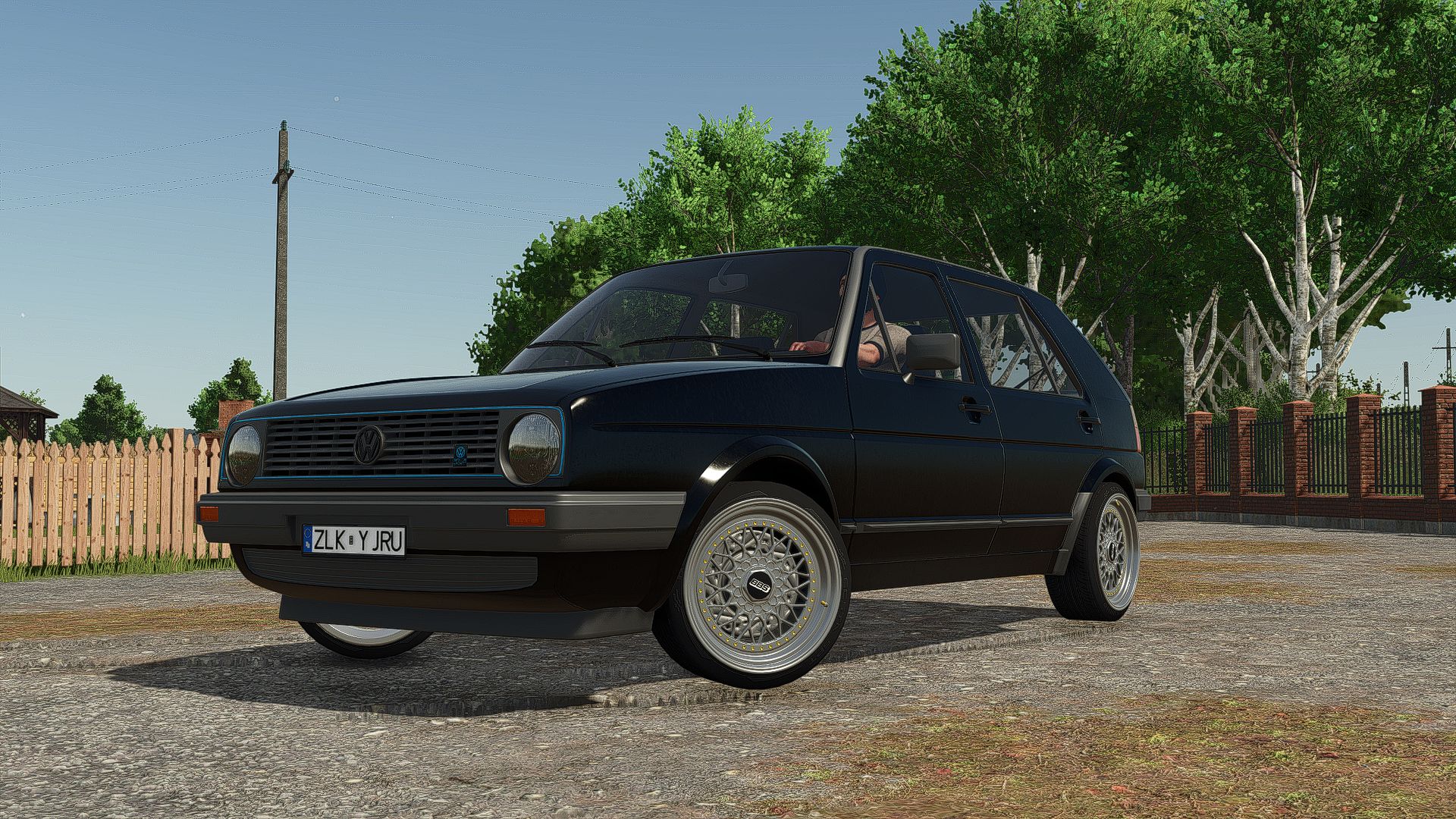 Volkswagen Golf II Tuning - Farming simulator 25 mod