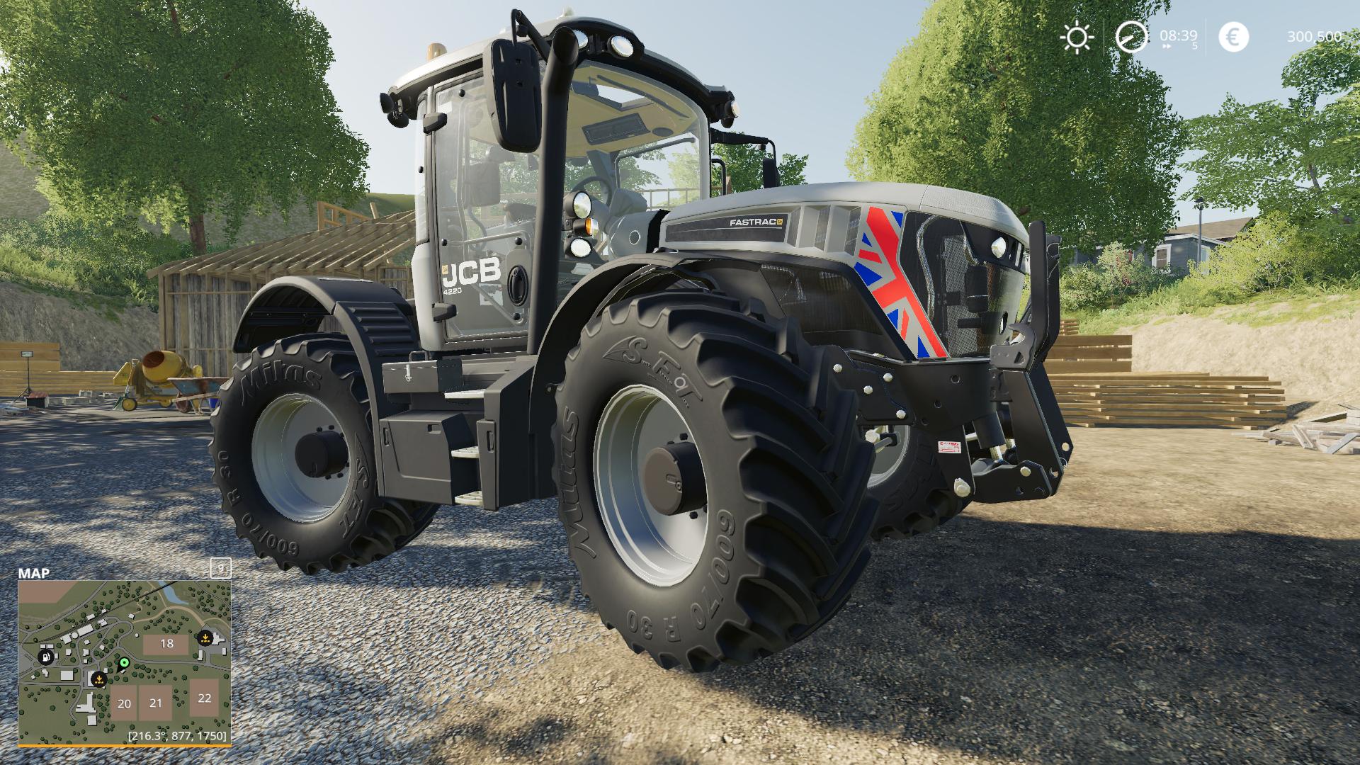 JCB Fastrac 4220 Limited Edition v1.0 - Farming Simulator 19 mod